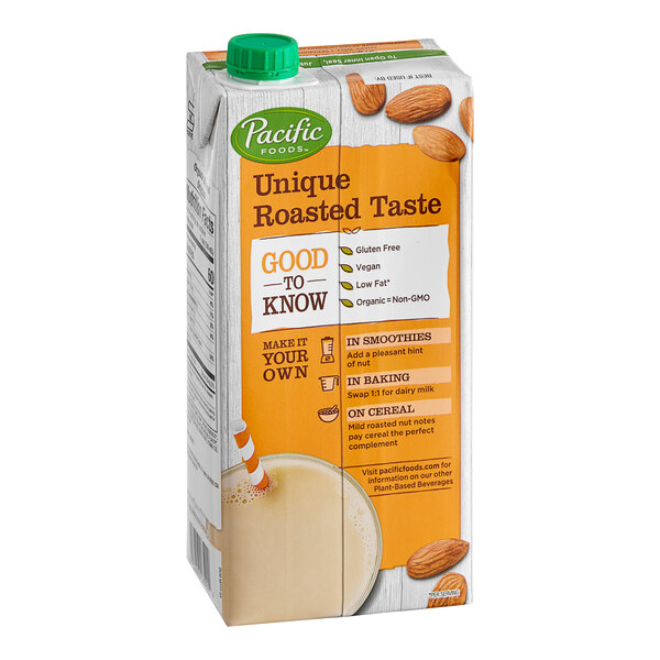Pacific Foods Almond Milk (Organic, 12/Case)