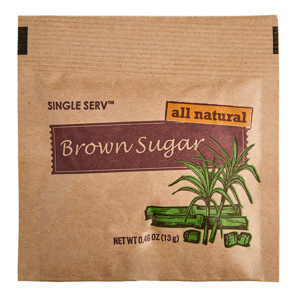 Brown Sugar Packet 13 Gram - 96/Case