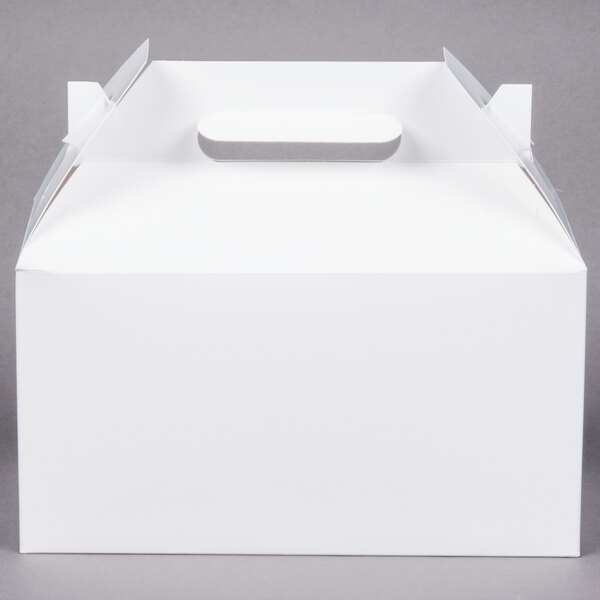 9 1/2" X 5" X 5" White Barn Take Out Lunch Box / Chicken Box - 125/Case
