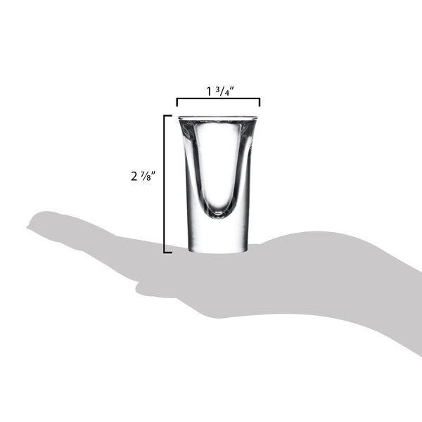 Libbey 5030 0.75 oz. Customizable Tall Shot Glass - 12/Case