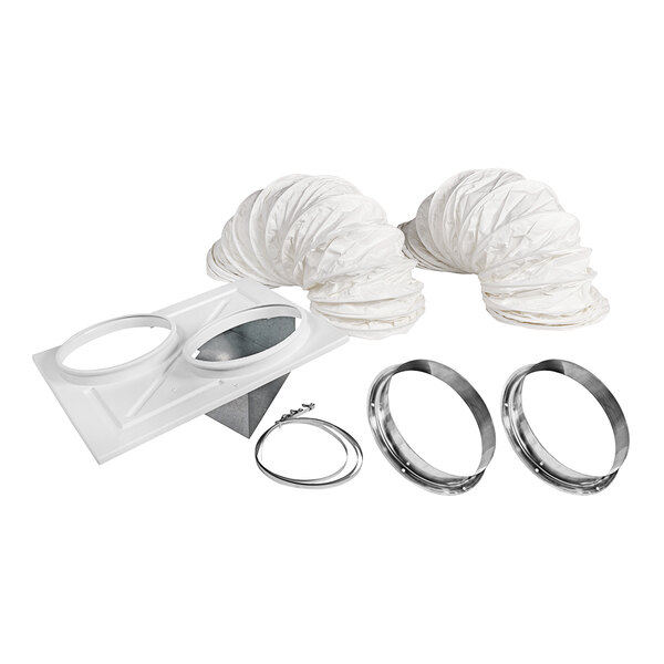 Kwikool CK-12SS Dual Duct Stainless Flange Ceiling Kit for KBIO1411