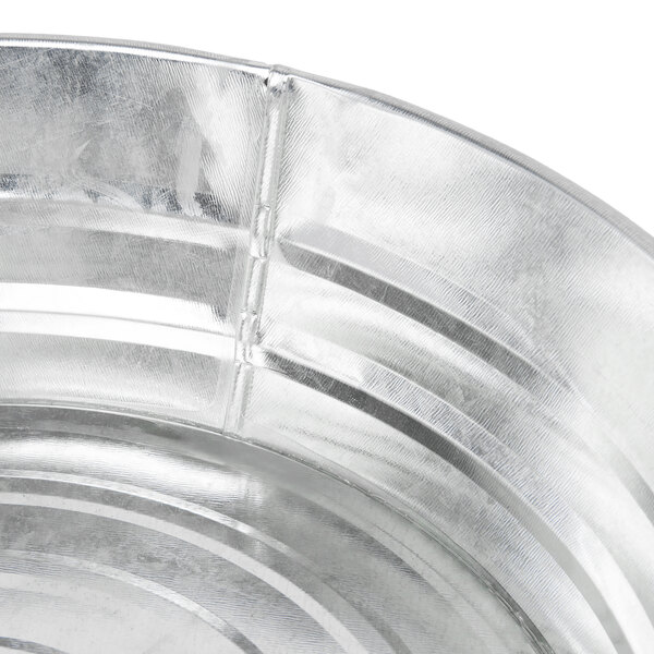 American Metalcraft MTUB12 11 5/8" x 3 1/4" Round Galvanized Metal Tub
