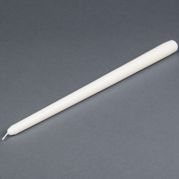 Will & Baumer 15" Ivory Taper Candle - 12/Pack