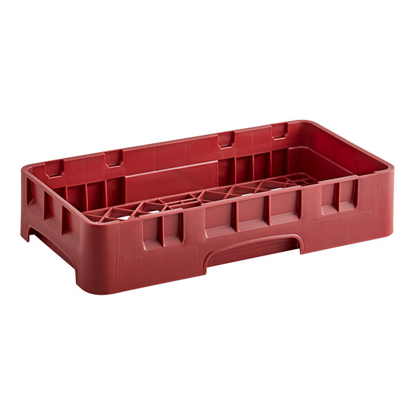 Cambro HBR258416 Cranberry Camrack Half Size Open Base Rack