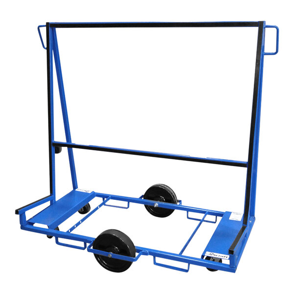 Jescraft 31 1/2" x 60" Steel Pivot Stone / Glass Cart with Phenolic ...