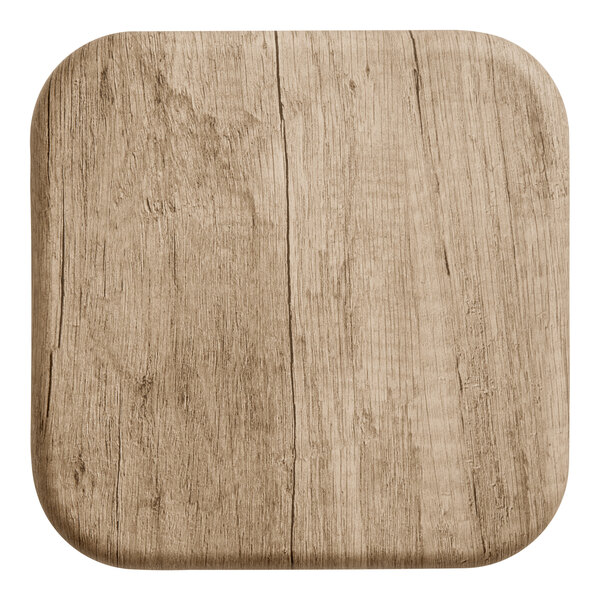 Lancaster Table & Seating 8" x 8" Square Thermo-Formed MDF Table Top ...