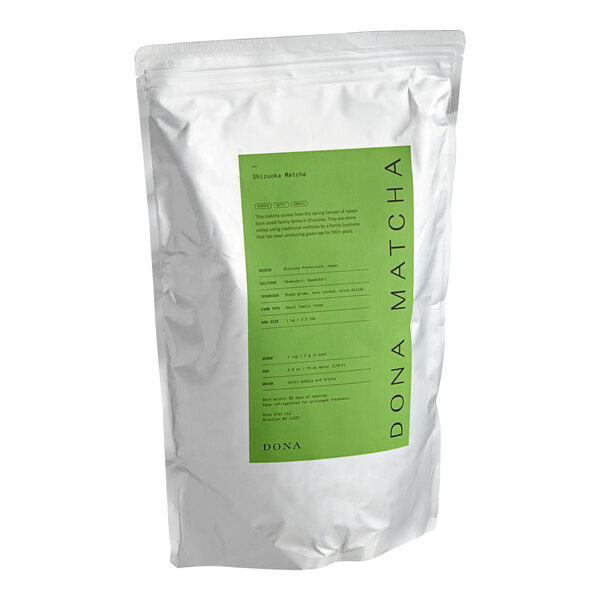 Dona Ceremonial Matcha Powder 1 kg (2.2 lb.)