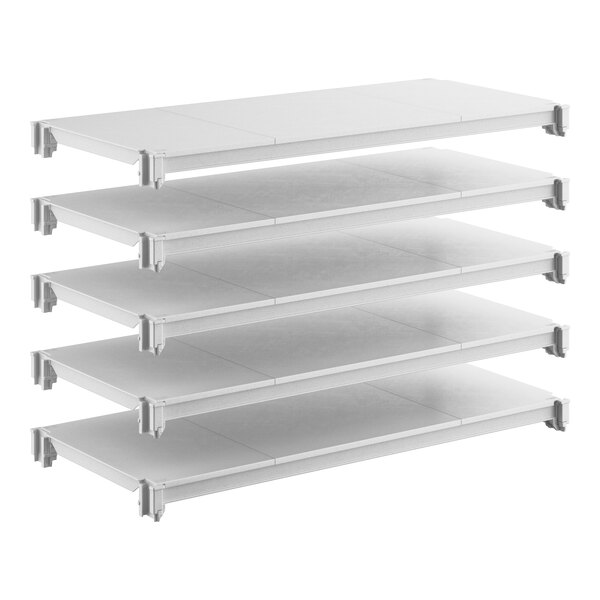 Cambro EXSK1842S5480 Camshelving® Elements XTRA Solid 5-Shelf Kit - 18 ...