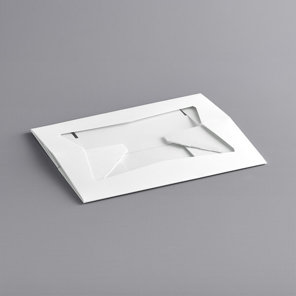 Baker's Lane 9" x 4" x 3 1/2" White Customizable Auto-Popup Window ...