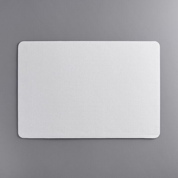 Baker's Lane 25 1/2" x 17 1/2" White Corrugated Grease-Resistant Full ...