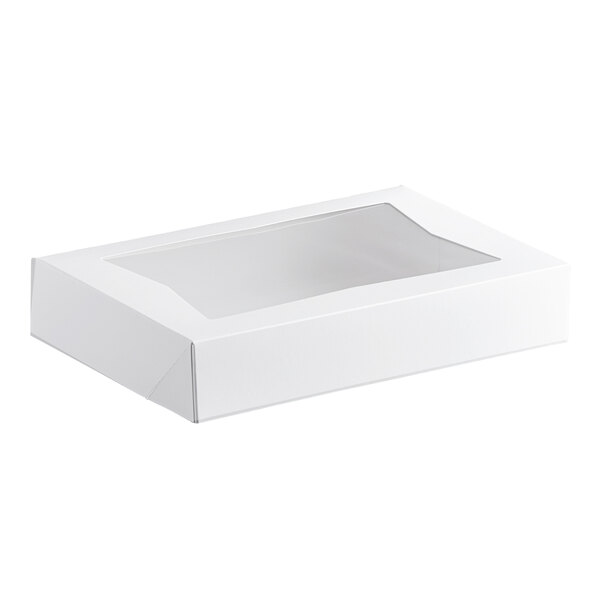 Baker's Lane 12" x 8" x 2 1/4" White Customizable Auto-Popup Window ...