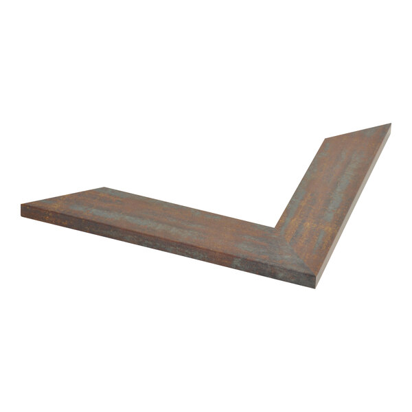 BrandtWorks 22" x 32" Industrial Lauralee Modern Rust Finish Mirror