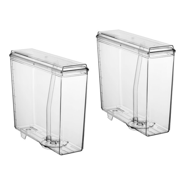 Crathco LV600909 Double 2.4 Gallon Plastic Refrigerated Beverage ...