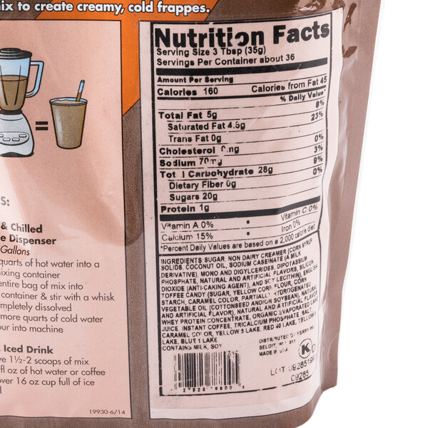 DaVinci Gourmet 2.75 lb. Ready to Use Coffee Toffee Freeze Mix