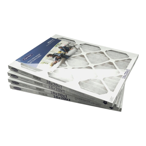 Carrier 16X20X1-M8-C-P4 Merv 8 1" Filter Pack - 4/Pack