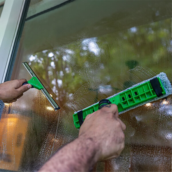 Unger VisaVersa Pro VV350 14" 2-in-1 Microfiber Window Washer with ...