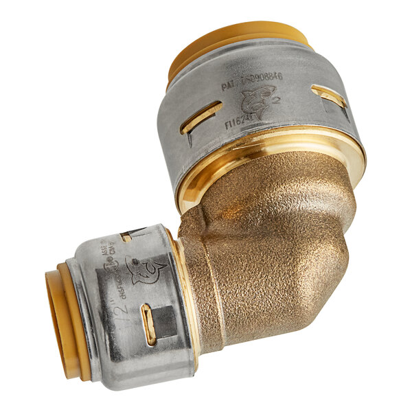 SharkBite Max™ UR274 3/4" x 1/2" Brass Push-To-Connect 90 Degree Reducing Elbow