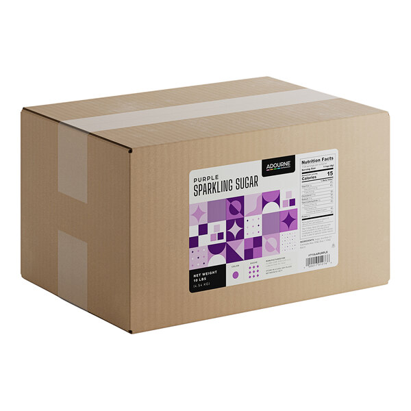 Adourne Coarse Purple Sanding Sugar 10 lb.