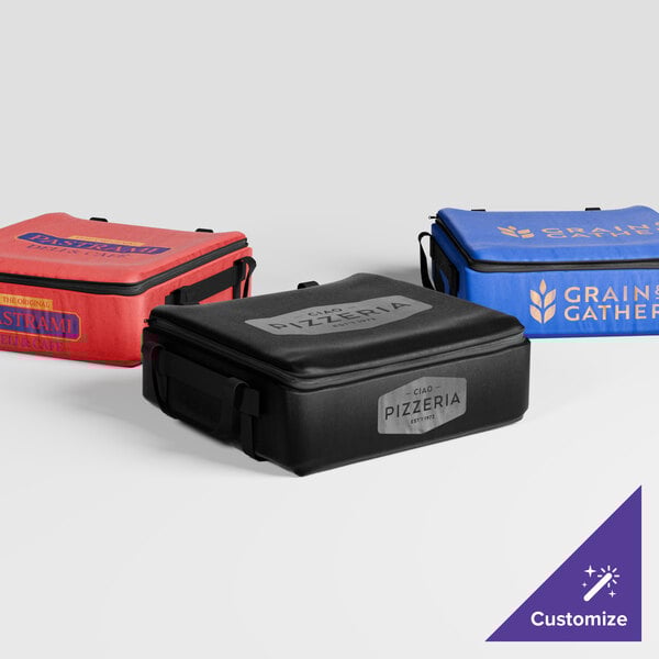 Sterno Customizable 16" x 16" x 6" Medium Royal Blue Vinyl Insulated ...