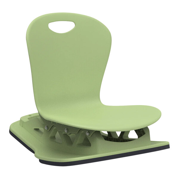 Virco Zuma Series ZFLROCK15 16" x 21 1/8" x 17 3/8" Set of 2 Green ...