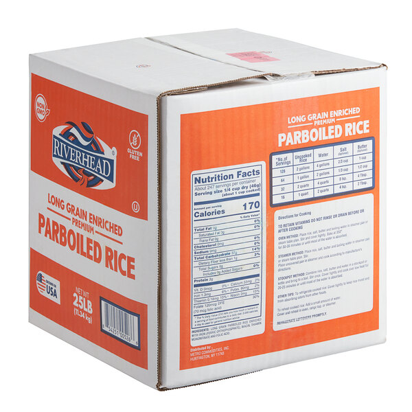 Parboiled White Rice 25 lb.