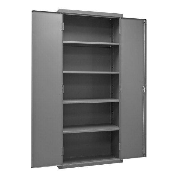 Durham Mfg 36" x 18" x 84" 14 Gauge Steel 4-Shelf Storage Cabinet 3603-95