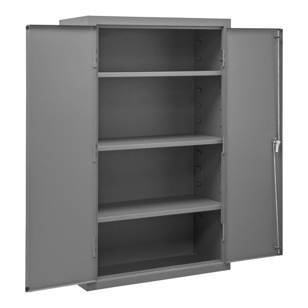 Durham Mfg 36" x 18" x 60" 16 Gauge Steel 3-Shelf Storage Cabinet 2601 ...