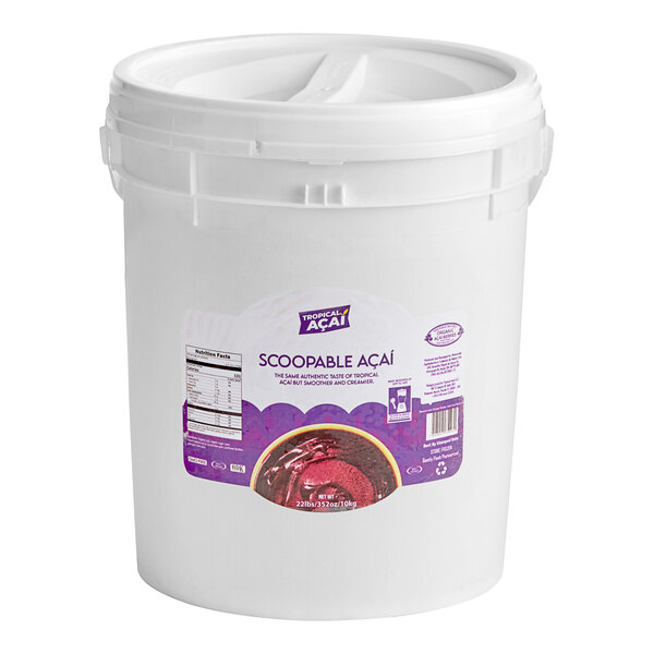 Tropical Acai Scoopable Acai Sorbet 2.6 Gallon