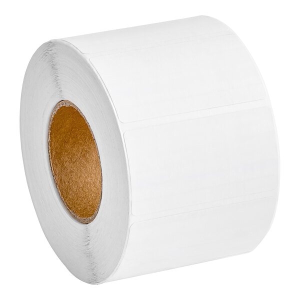 CAS LST-8000B 58 mm x 30 mm White Pre-Printed Permanent Direct Thermal ...