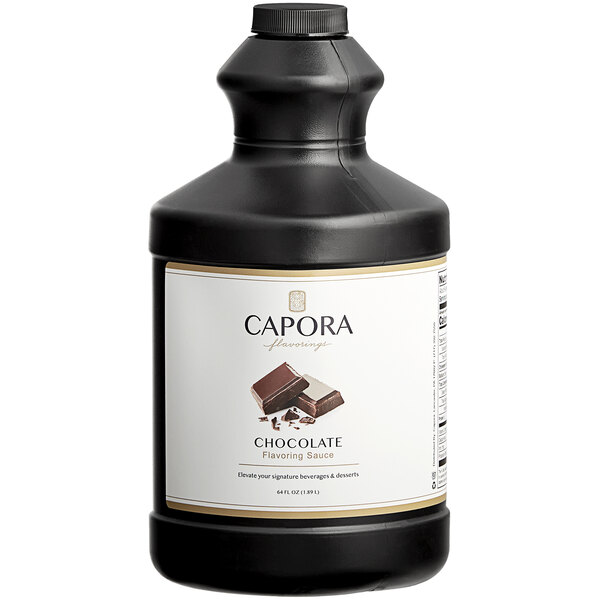 Capora Chocolate Flavoring Sauce 64 fl. oz. - 6/Case