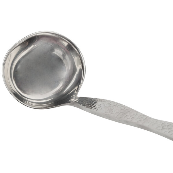 American Metalcraft HM1LAD 1 oz. Hammered Stainless Steel Ladle