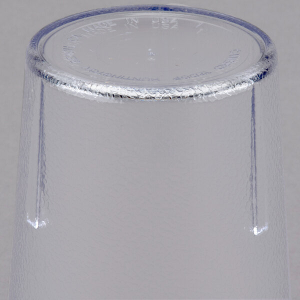 Cambro 1200P152 Colorware 12.6 oz. Clear Plastic Tumbler - 6/Pack