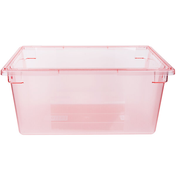 Carlisle 10623C05 StorPlus Red Food Storage Box - 26" x 18" x 12"