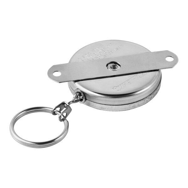 KEY-BAK Industrial Heavy-Duty Chrome-Plated Steel Equipment Tether with ...
