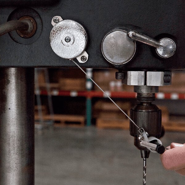 KEY-BAK Industrial Heavy-Duty Chrome-Plated Steel Equipment Tether with ...