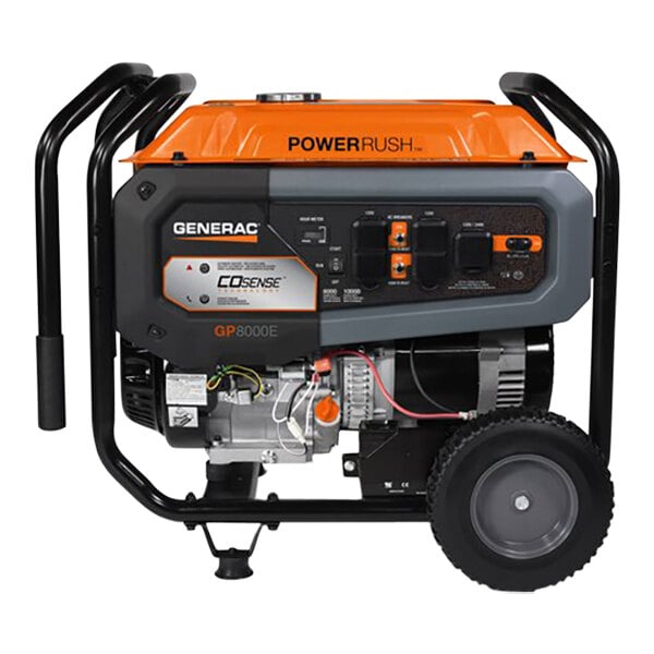 Generac GP8000E Electric Start Portable Generator 7715 - 8,000 / 10 ... Generac GP8000E Electric Start Portable Generator 7715 - 8,000 / 10 ...
