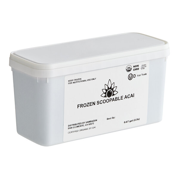 Sambazon Organic Scoopable Acai 1/3 Pan