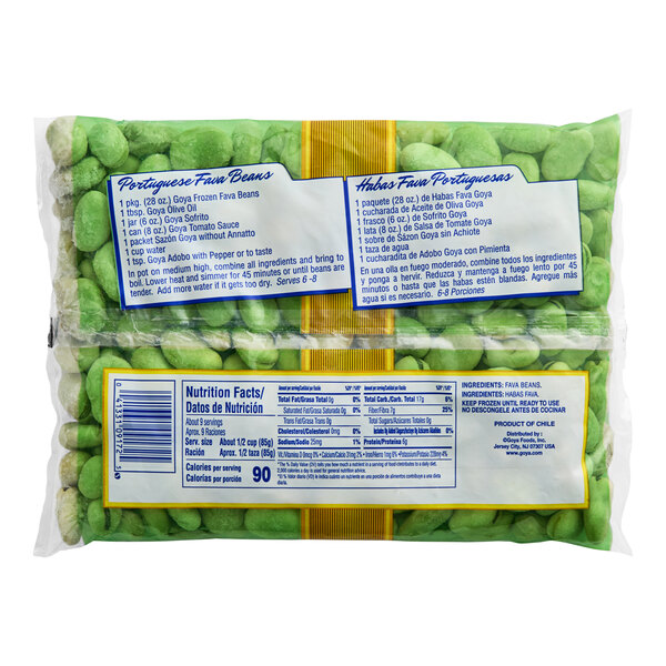 Goya IQF Fava Beans 1.75 lb. - 12/Case