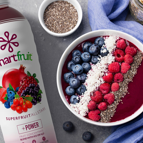 Smartfruit Superfruit All-Stars Puree Beverage Mix 48 fl. oz. - 6/Case