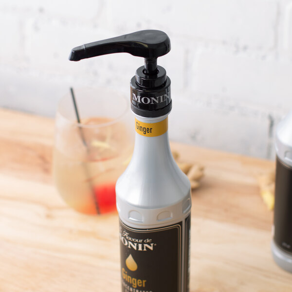 Monin Ginger Concentrated Flavor 375 mL - 4/Case