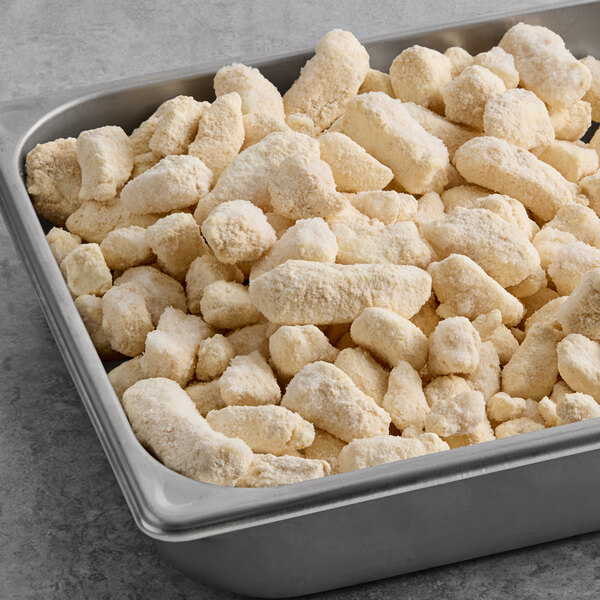 Kaufhold's Kurds Breaded Plain Cheese Curds 5 lb. - 2/Case