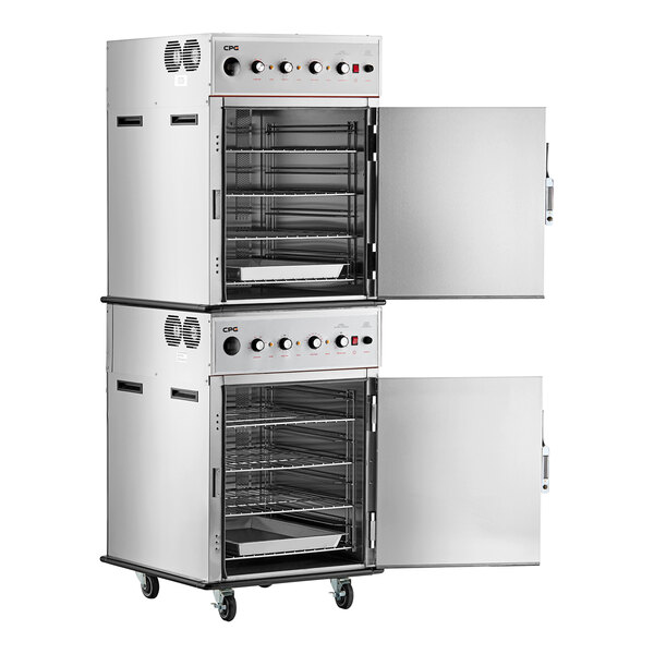 Cooking Performance Group SlowPro CHSP2SM Stacked Cook and Hold Oven ...