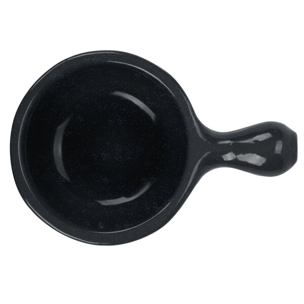 Tablecraft CW3375MBS 18 oz. Midnight with Blue Speckle Cast Aluminum ...