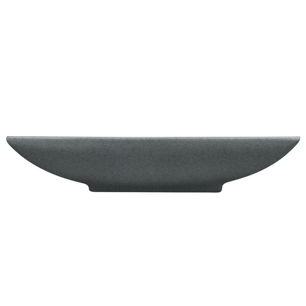 Tablecraft CW11006GR 11" Granite Cast Aluminum Triangle Display Bowl