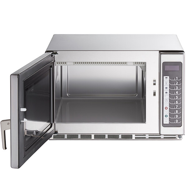Amana RFS12TS Medium Duty Stainless Steel Commercial Microwave with ...