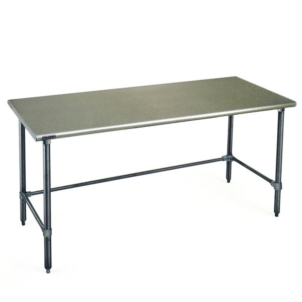 Eagle Group T2472GTEB 24" x 72" Open Base Stainless Steel Commercial ...