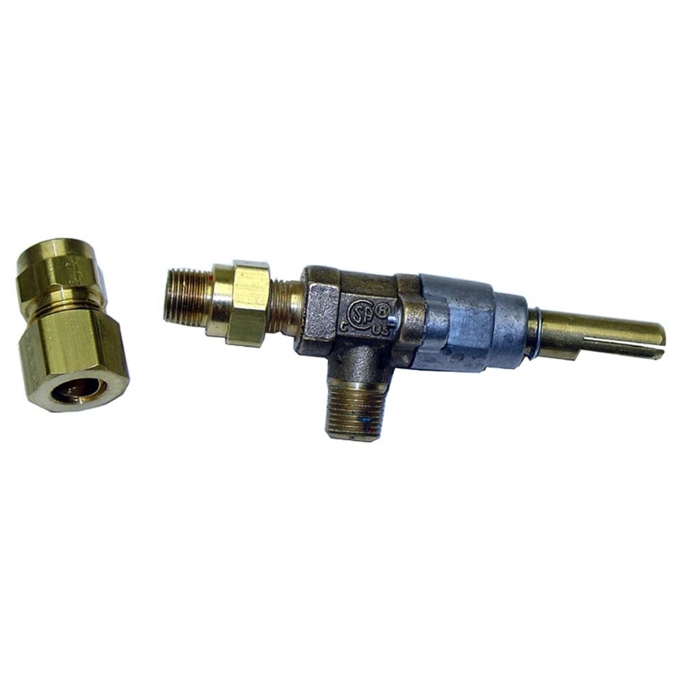 All Points 52-1087 Gas Valve; 1/8" Gas In / Out; Adapter Outlets Included