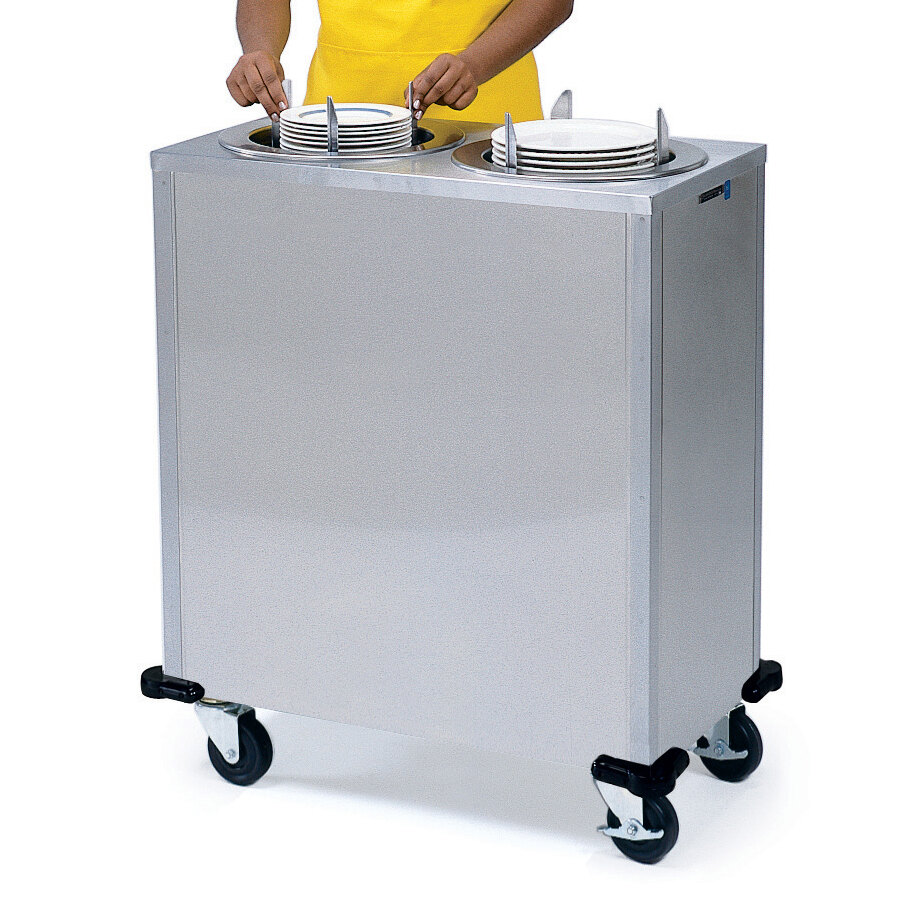 Lakeside 925 Stainless Steel Mobile Enclosed Two Stack Non-Heated ...