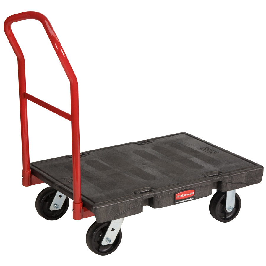Rubbermaid FG440600BLA 24" x 36" Heavy Duty Platform Truck - 2000 lb ...