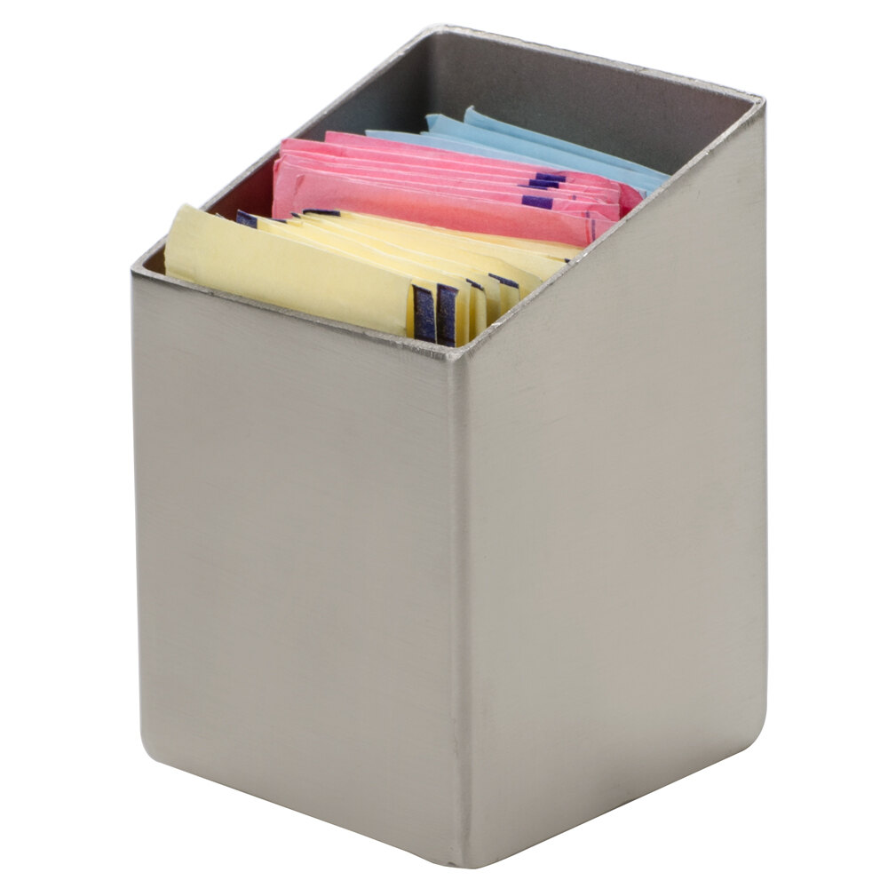 American Metalcraft SQSSPH2 Square Angled Satin Stainless Steel Sugar ...